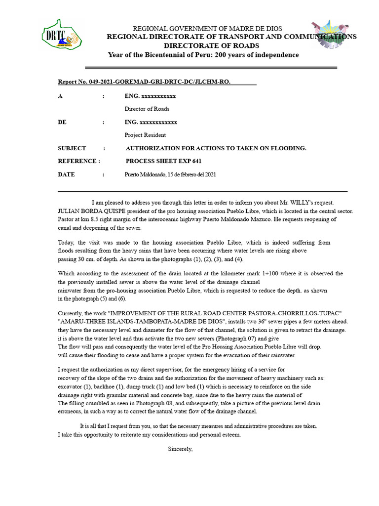 MODEL REPORT ON FLOODING | PDF | Storm Drain | Flood