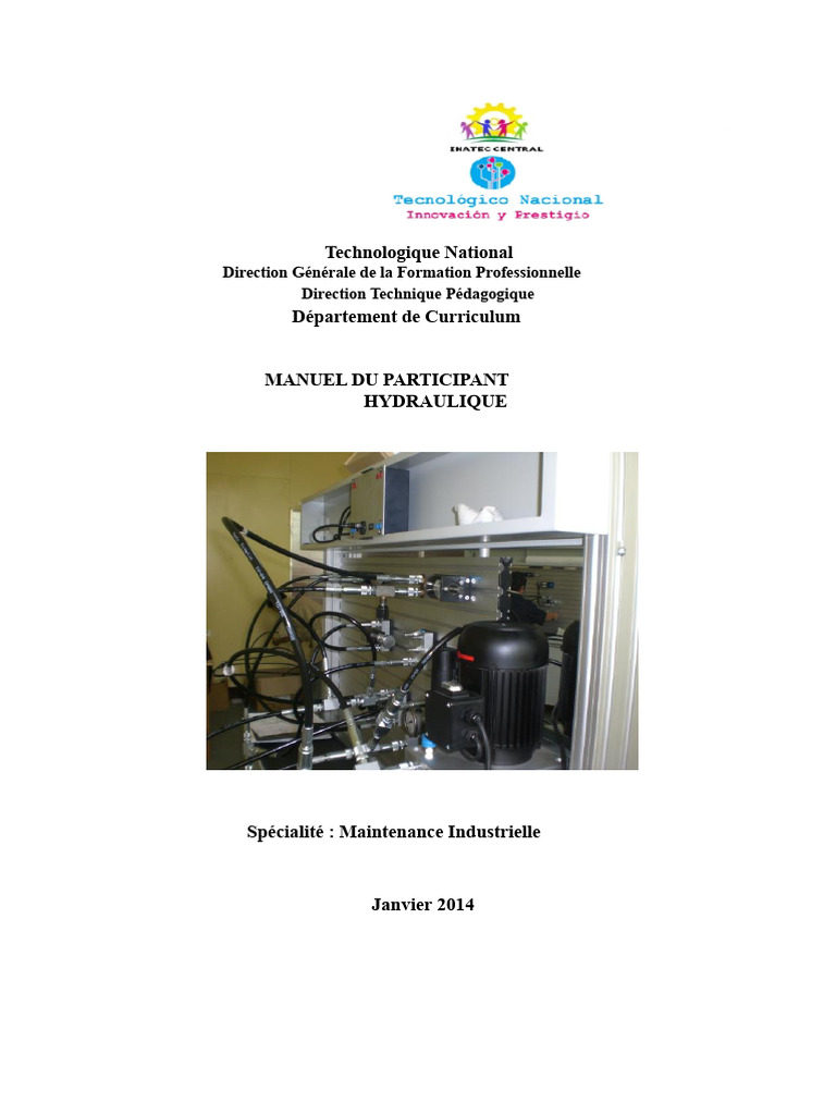 Manuel de Formation en Hydraulique | PDF | Soupape | Pascal (Unité)
