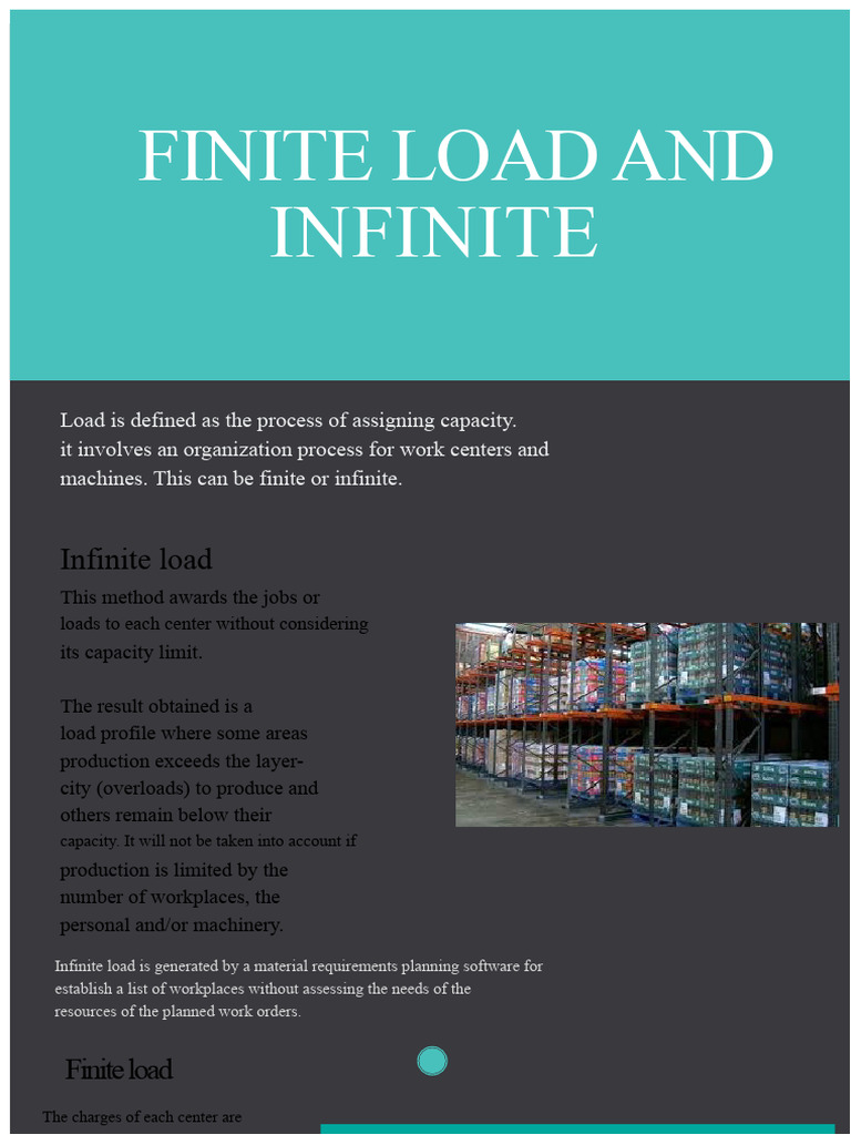 Finite vs Infinite Load Management | PDF