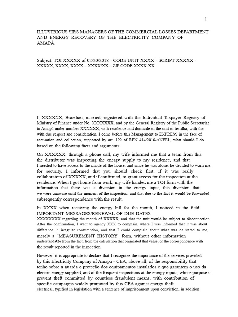 Letter of Contestation Cea | PDF | Consumption (Economics) | Demand