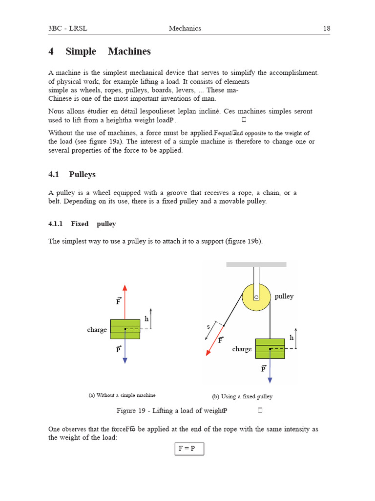 3MachineSimple | PDF | Machines | Force
