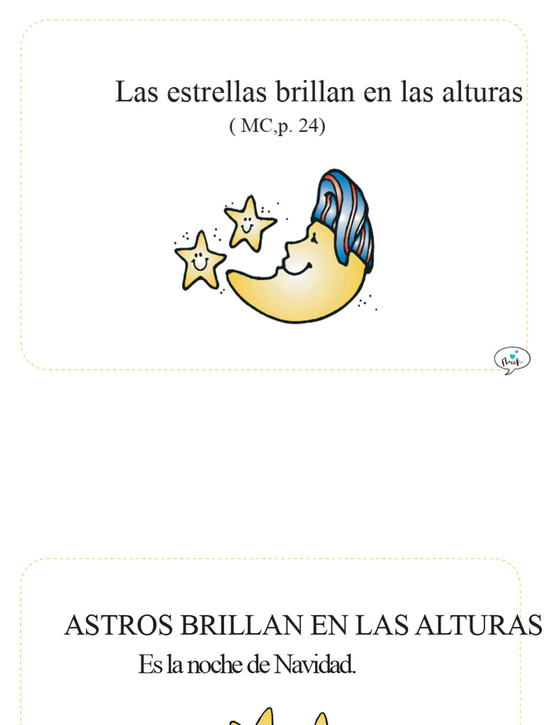 "Las Estrellas Brillan en las Alturas" (MC, p.24) | PDF