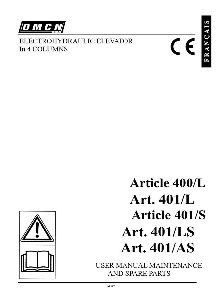 Art. 400 - L Art. 401 - L Art. 401 - S Art. 401 - LS Art. 401 - AS ...