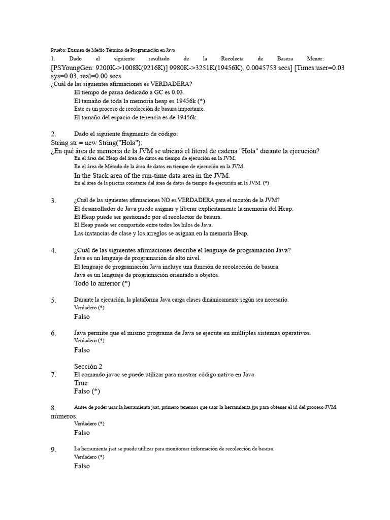 Examen Parcial 2 de Jp | PDF | Java (lenguaje de programación ...