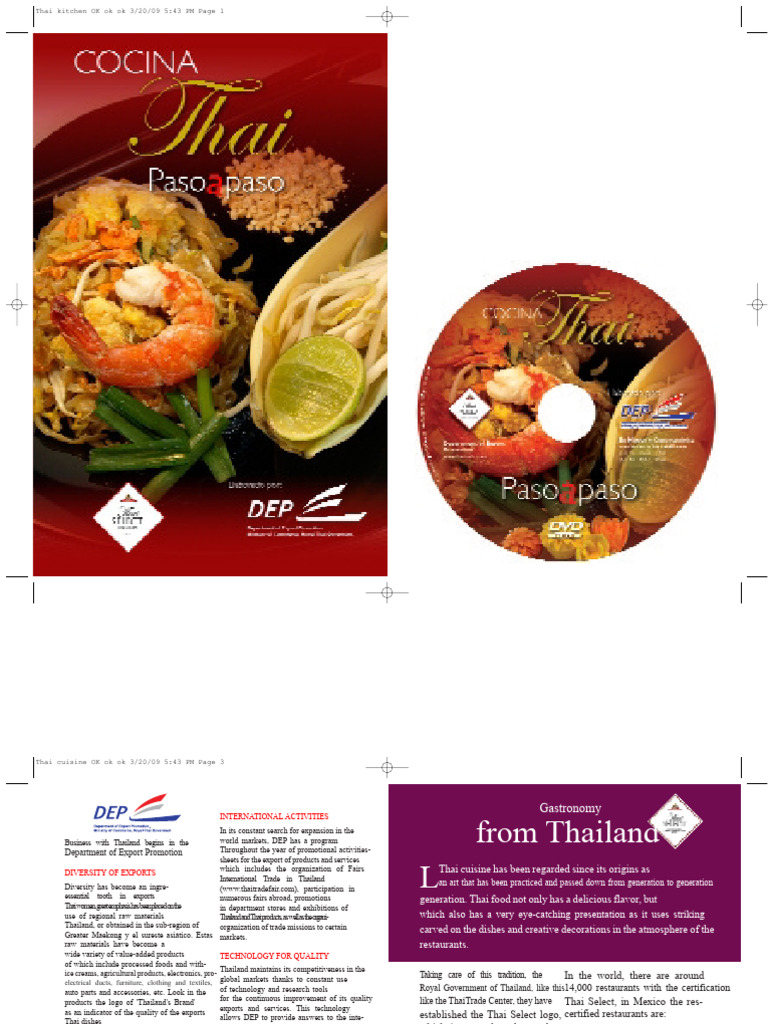 Thai Cuisine: Exports and Culinary Heritage | PDF | Thai Cuisine | Sauce