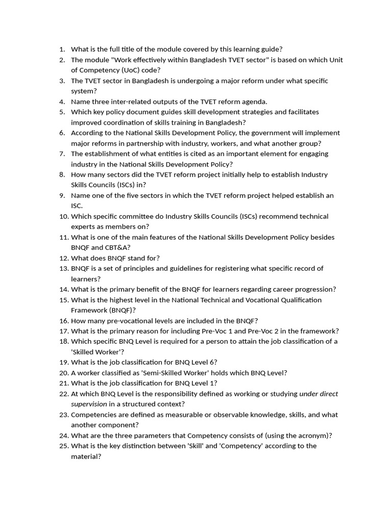 CBLM_1 | PDF | Vocational Education | Educational Assessment