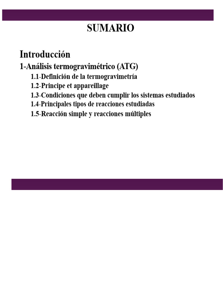 Curso ATG ATD DSC | PDF | Análisis térmico | Calorimetría diferencial ...