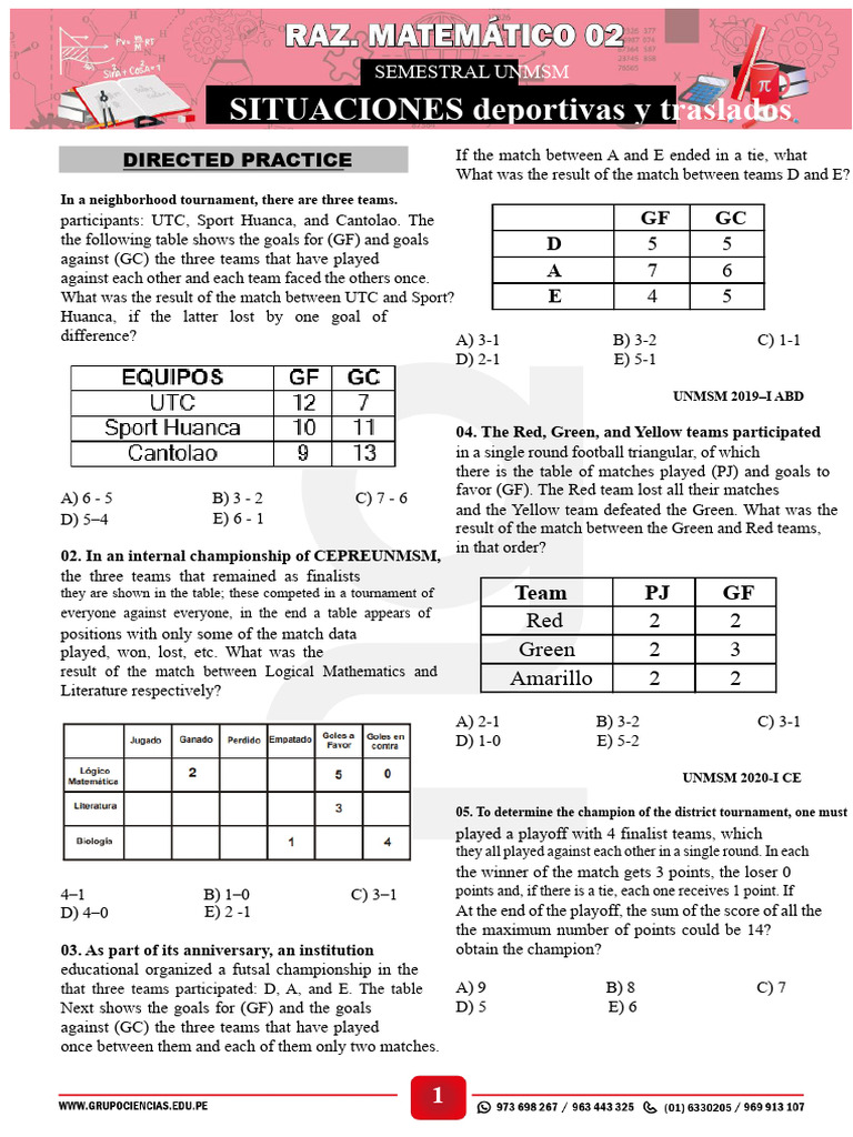 WEEK (April 3 To 7) - MATHEMATICAL REASONING 02 | PDF