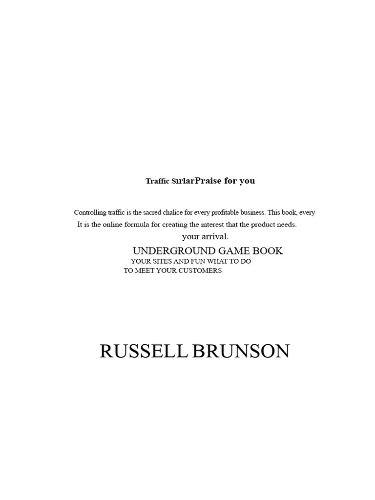 Traffic Secrets for Business Growth | PDF | Facebook | Prices