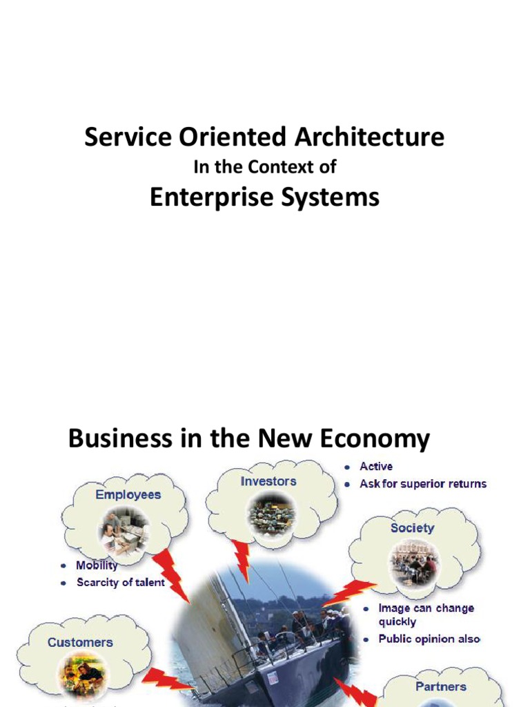 Service Oriented Architecture Enterprise Systems: in The Context of ...