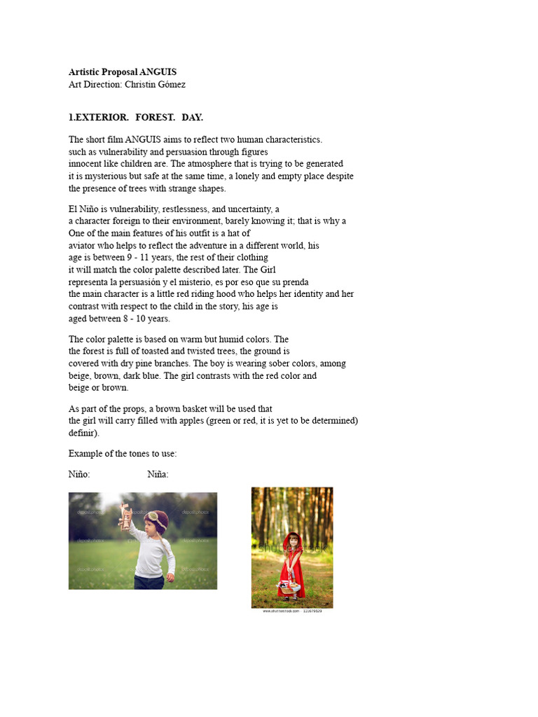 Art Proposal - EXAMPLE | PDF