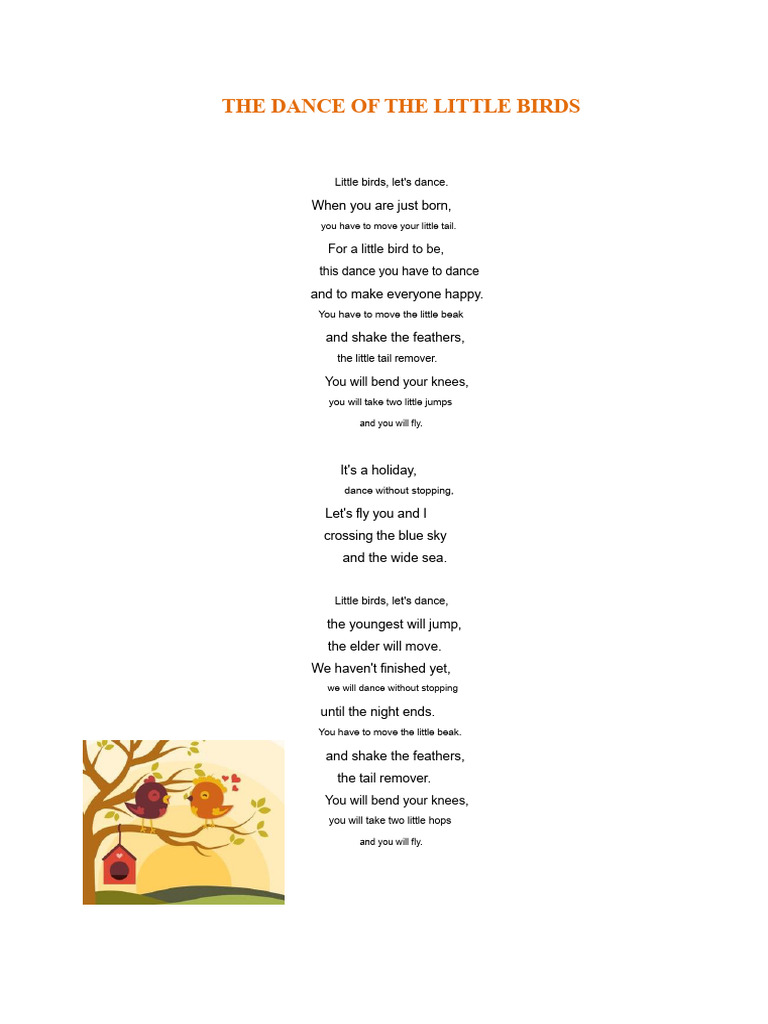 The Dance of The Little Birds | PDF
