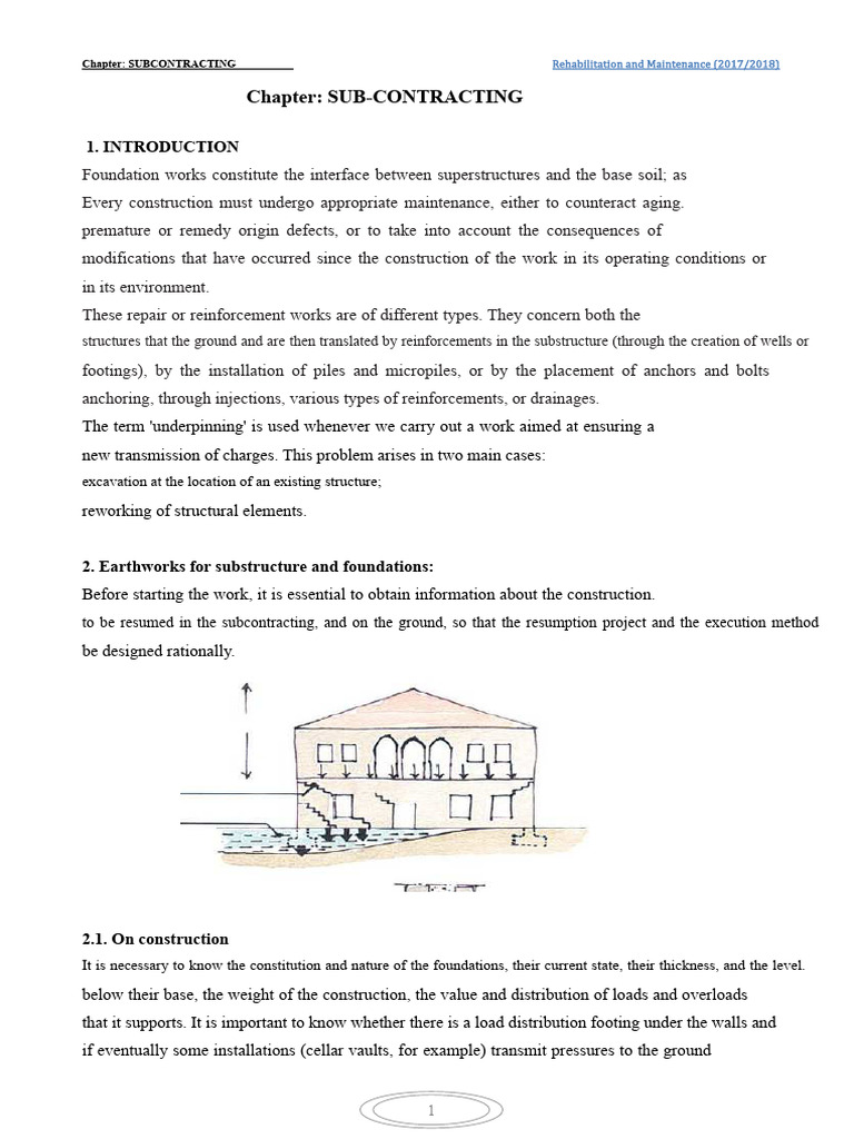 REHABILITATION AND MAINTENANCE OF BUILDINGS Chapter 4 | PDF ...