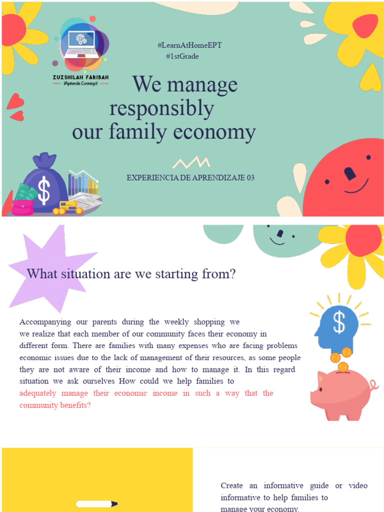 We Manage Our Family Economy Responsibly | PDF | Economies