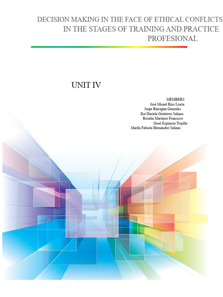 Unit 4. Conflict Resolution and Ethical Issues | PDF | Psychotherapy ...