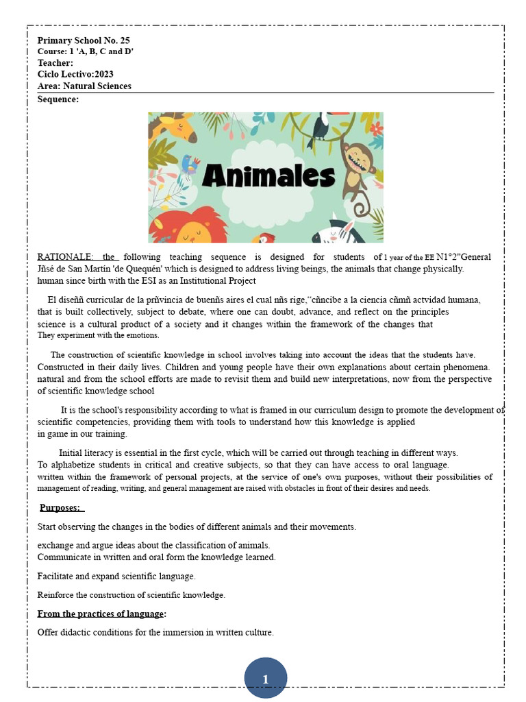 ANIMAL SEQUENCE | PDF | Skeleton | Reptile