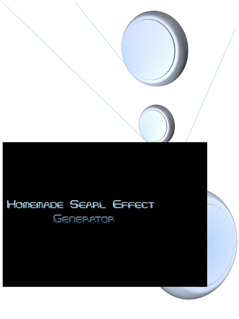 Generator Efek Searl Buatan Sendiri | PDF