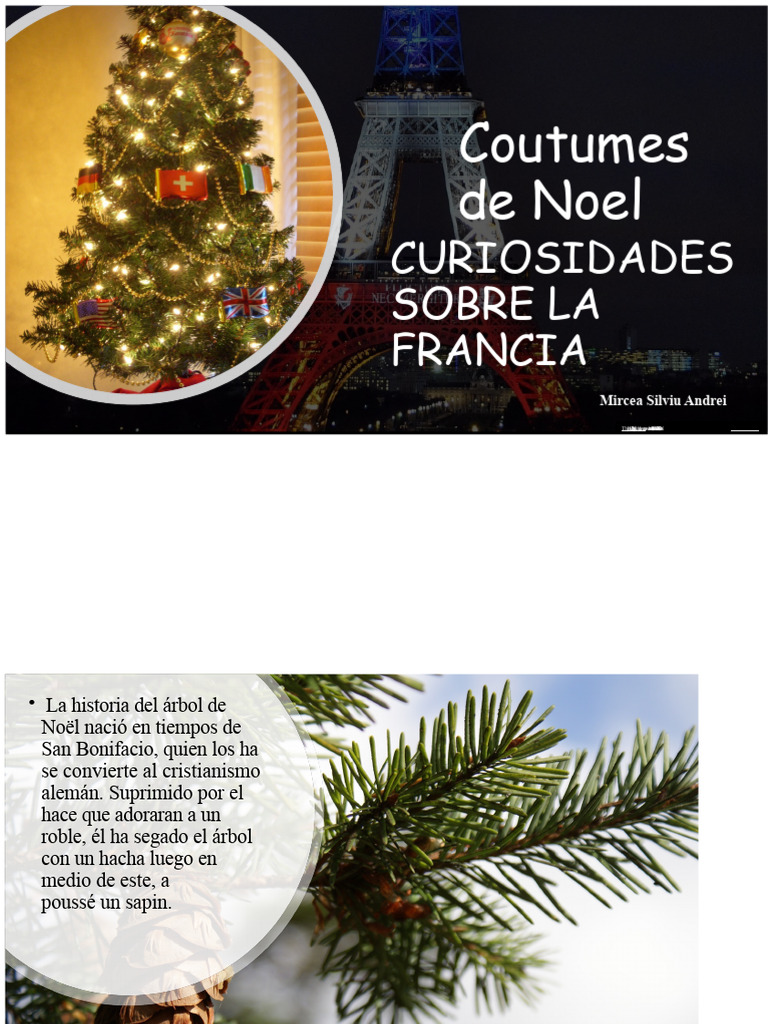 Proyecto Francés Festividades | PDF | Navidad | Tradiciones navideñas
