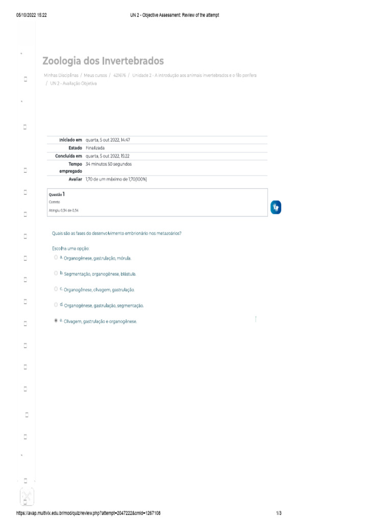 UN 2 Objective Assessment Review | PDF