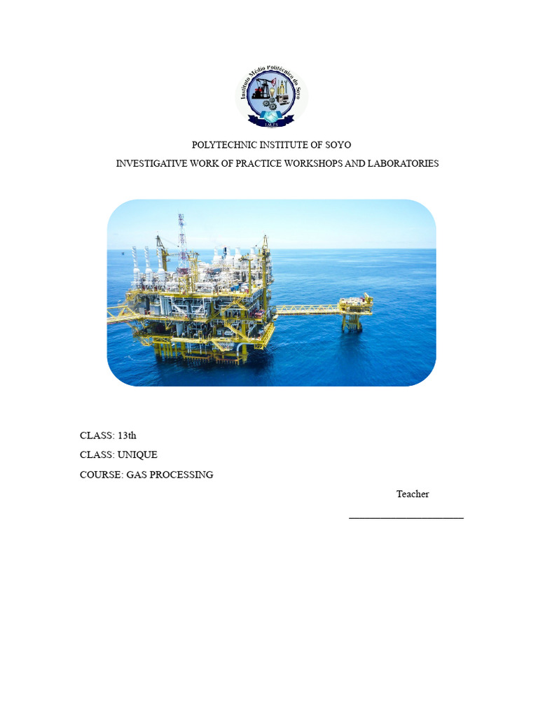 Oil and Gas Separation Processes | PDF | Natural Gas Processing | Oil ...