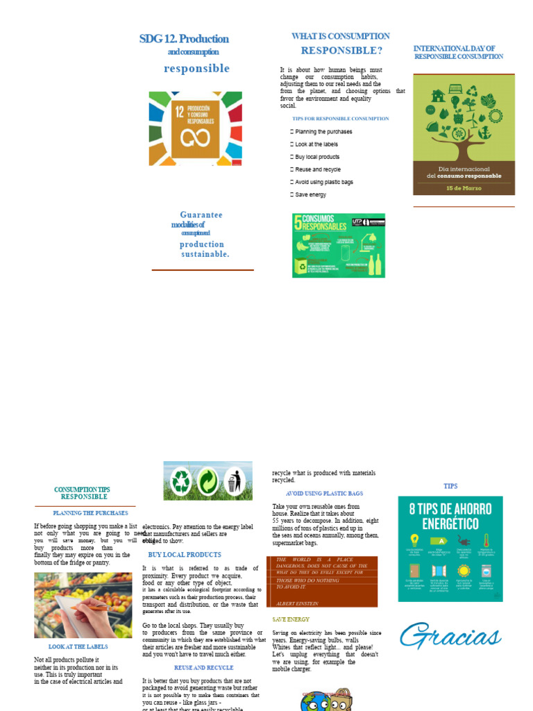 Sustainable Development Brochure | PDF | Recycling | Reuse