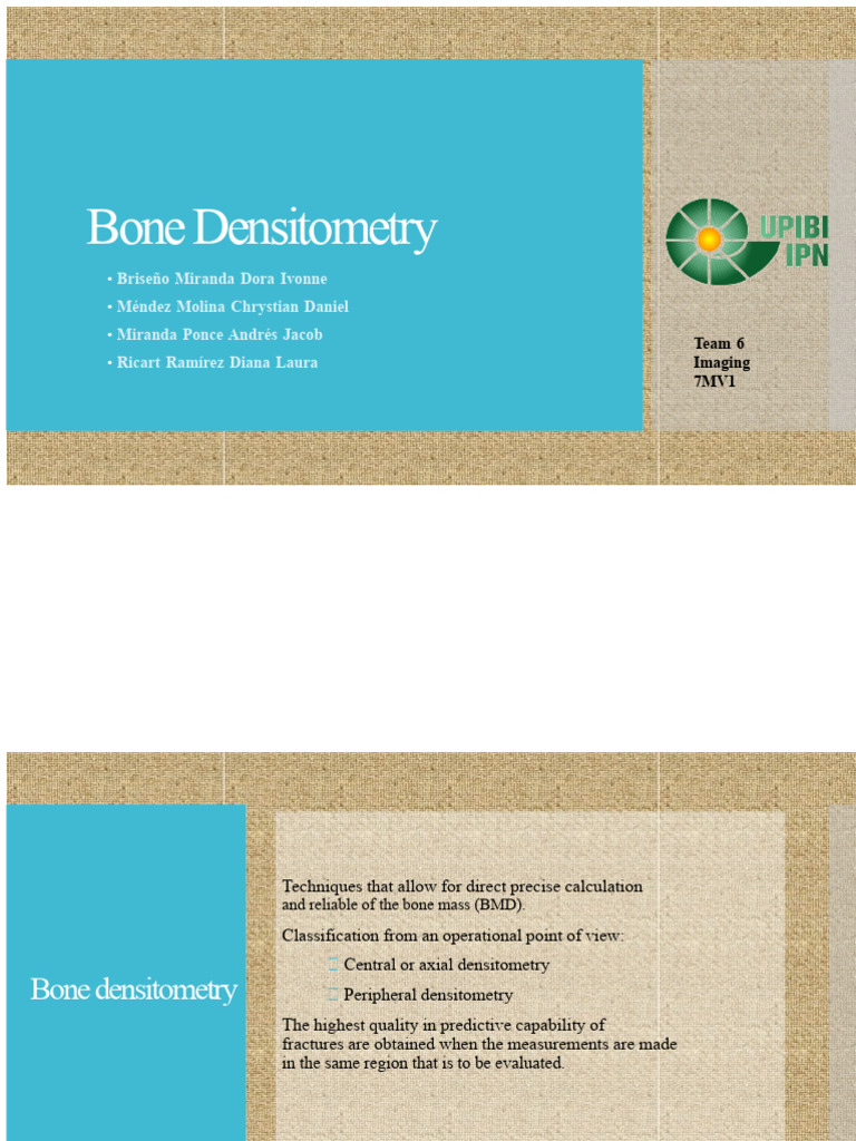 Bone Densitometry PPT | PDF | Osteoporosis | Bone