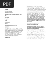 "Mi caballo mago: Themes and Analysis" | PDF | Chicano | Narrative