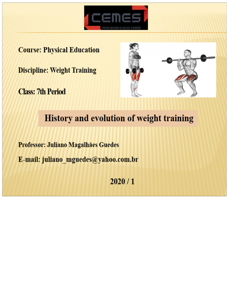 History of Weightlifting | PDF | Strength Training | Weight