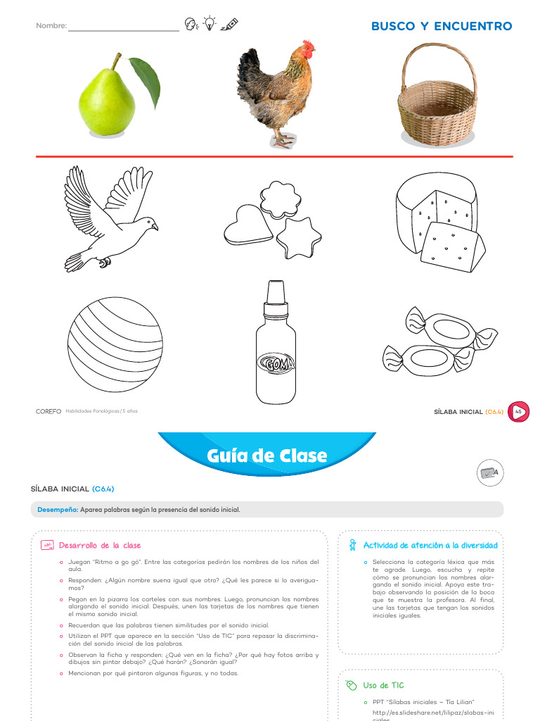 4 Silaba Inicial | PDF