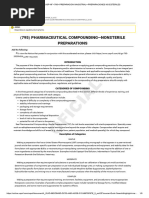USP FAQs on Nonsterile Compounding | PDF | Purified Water ...