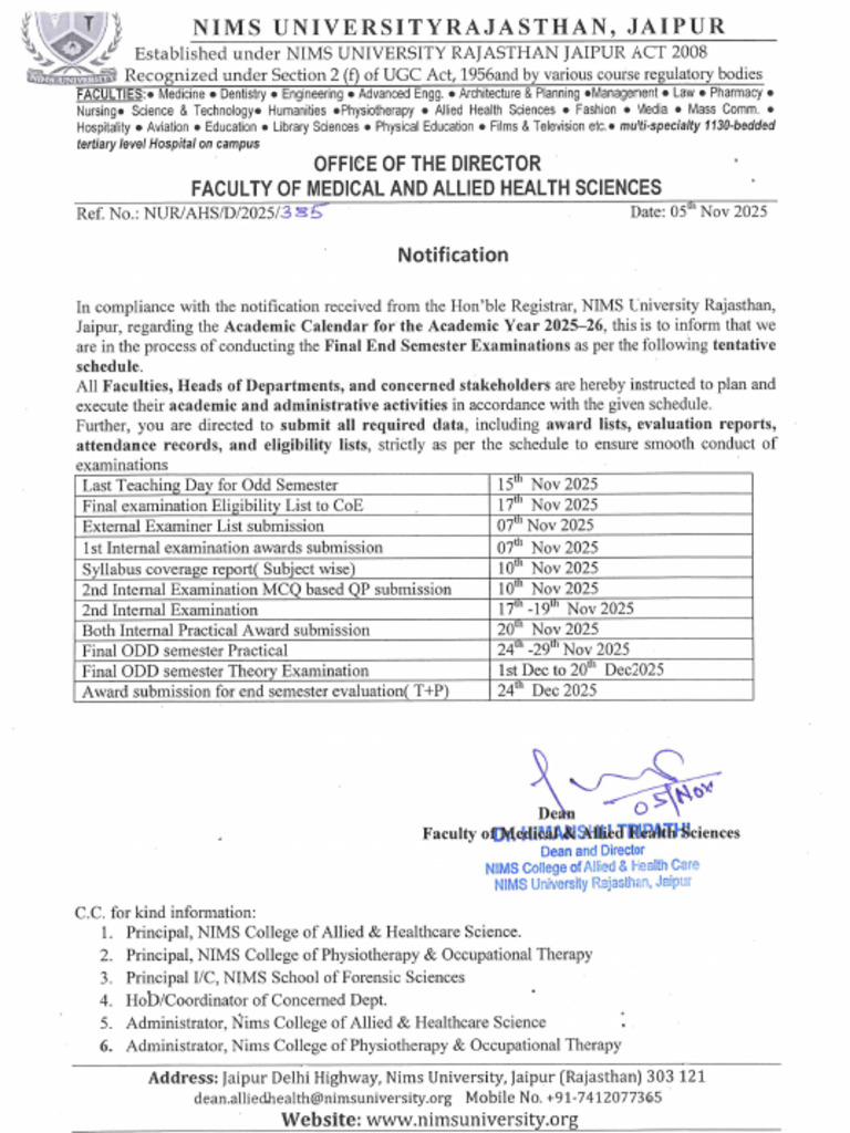 End Semester Examination | PDF