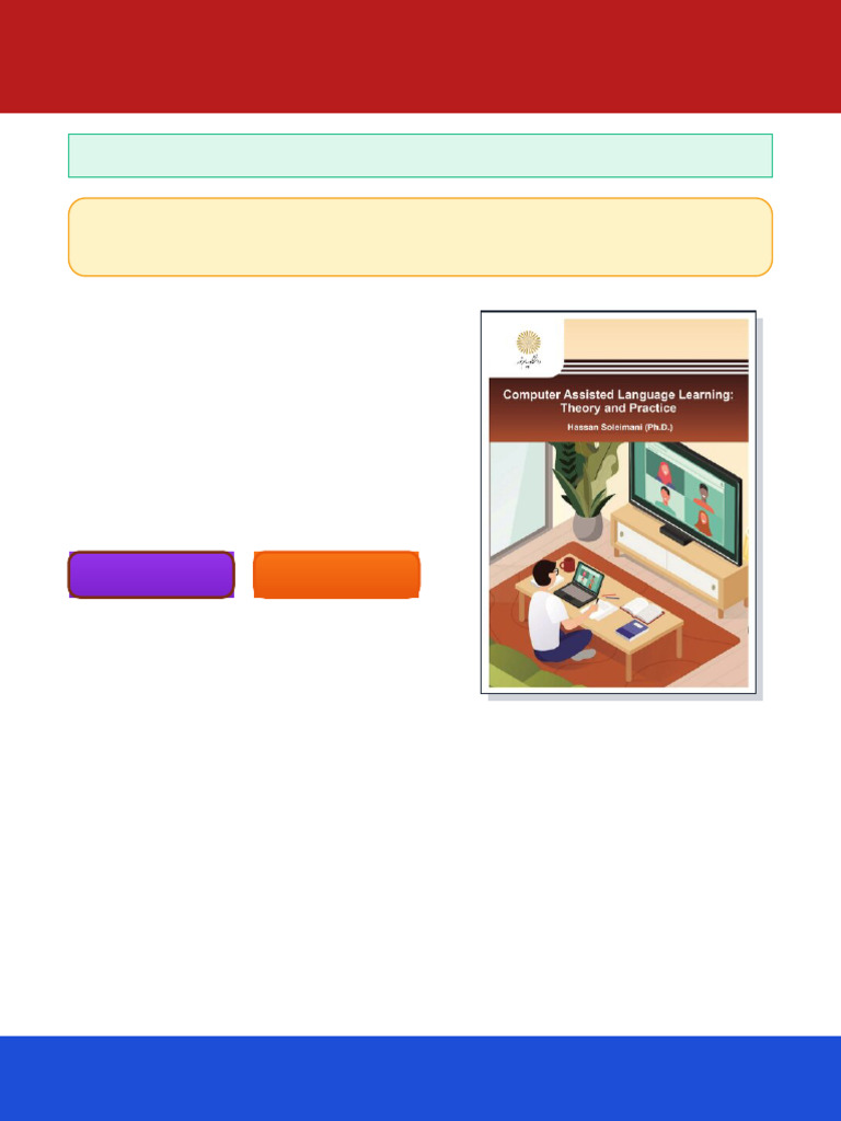 Computer Assisted Language Learning Theory to Practice 1st Edition Hassan Soleimani ebook full ...