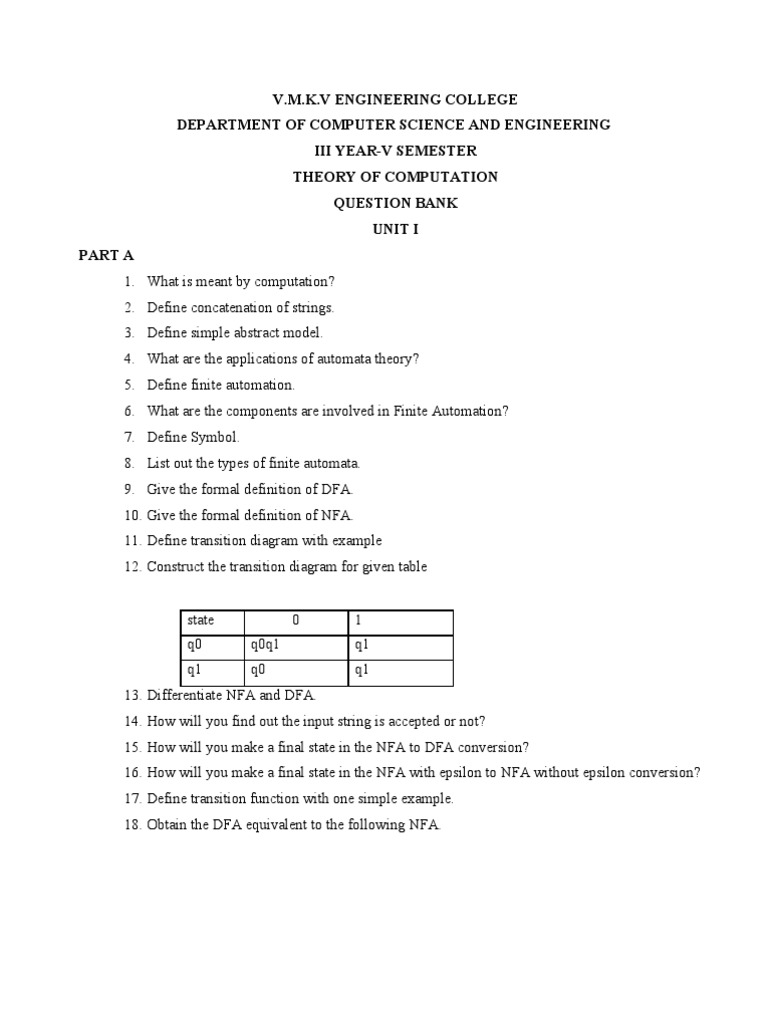 Theory Of Computation Pdf Computability Theory Regular Expression