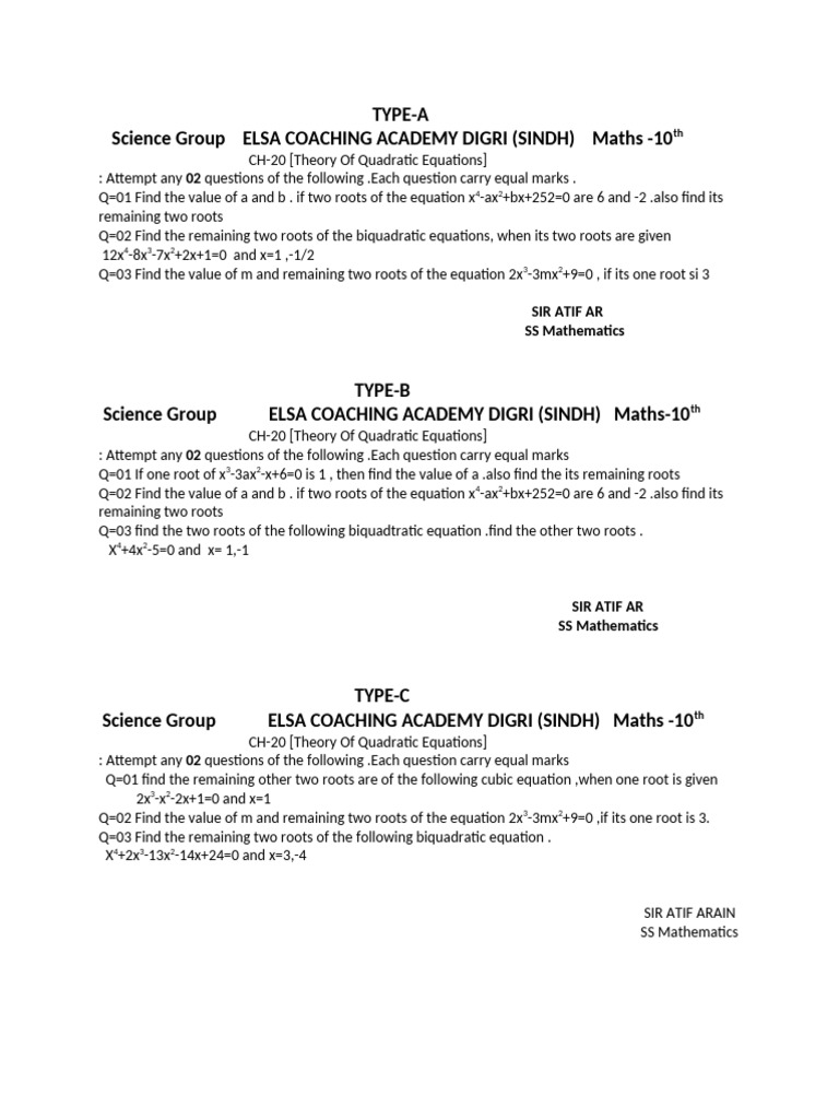 Science Group Elsa Coaching Academy Digri | PDF
