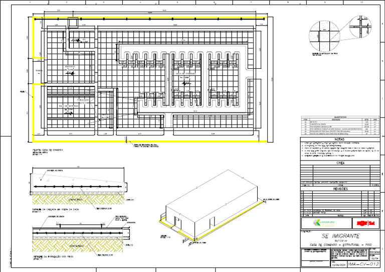Estrutura do Depósito e Sala de Comando | PDF