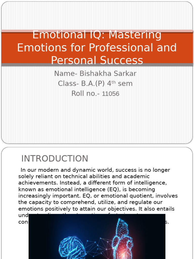 Emotional IQ | PDF | Emotional Intelligence | Emotions