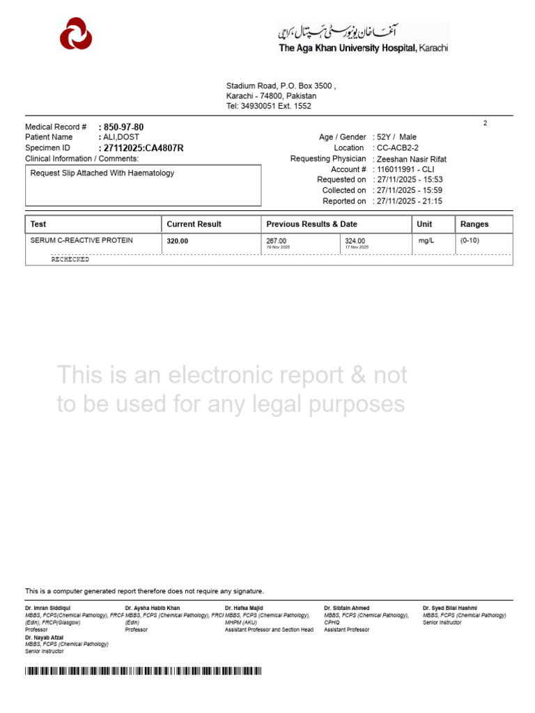 AKUH PatientReport2025!11!28T175117Z | PDF | Medical Specialties ...