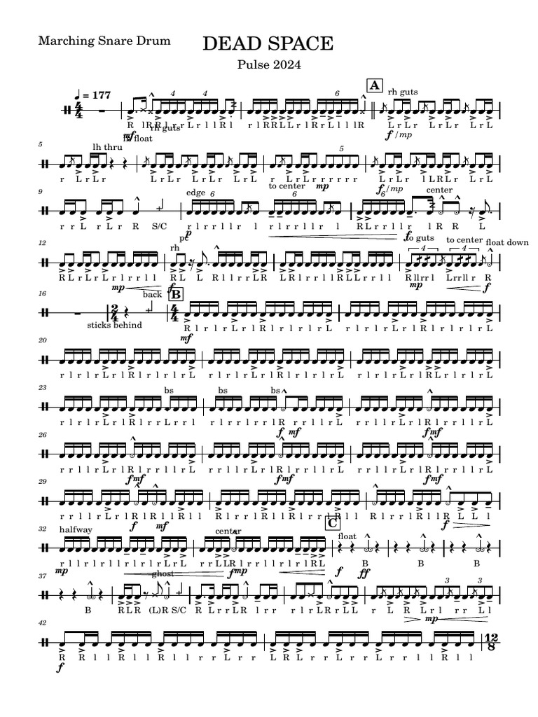 DEAD SPACE-Partitura - e - Partes | PDF