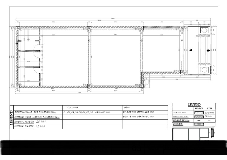 Civil Layout Plan and Dimensions Guide | PDF