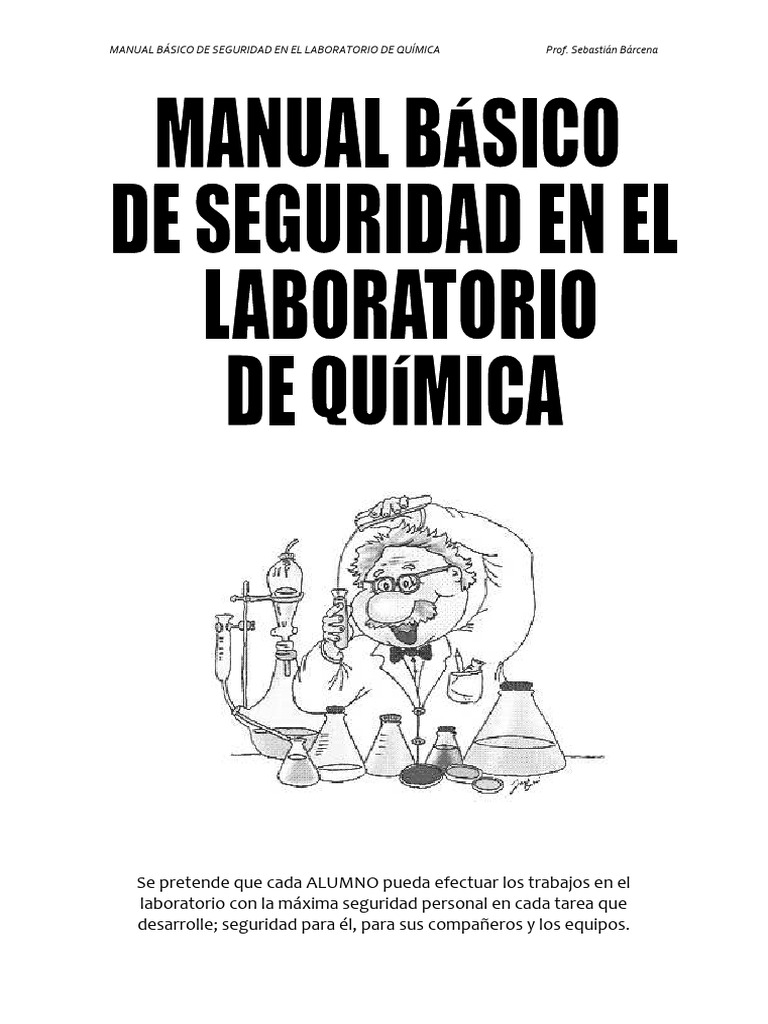 Manual Basico de Seguridad en El Laborat | PDF | Química