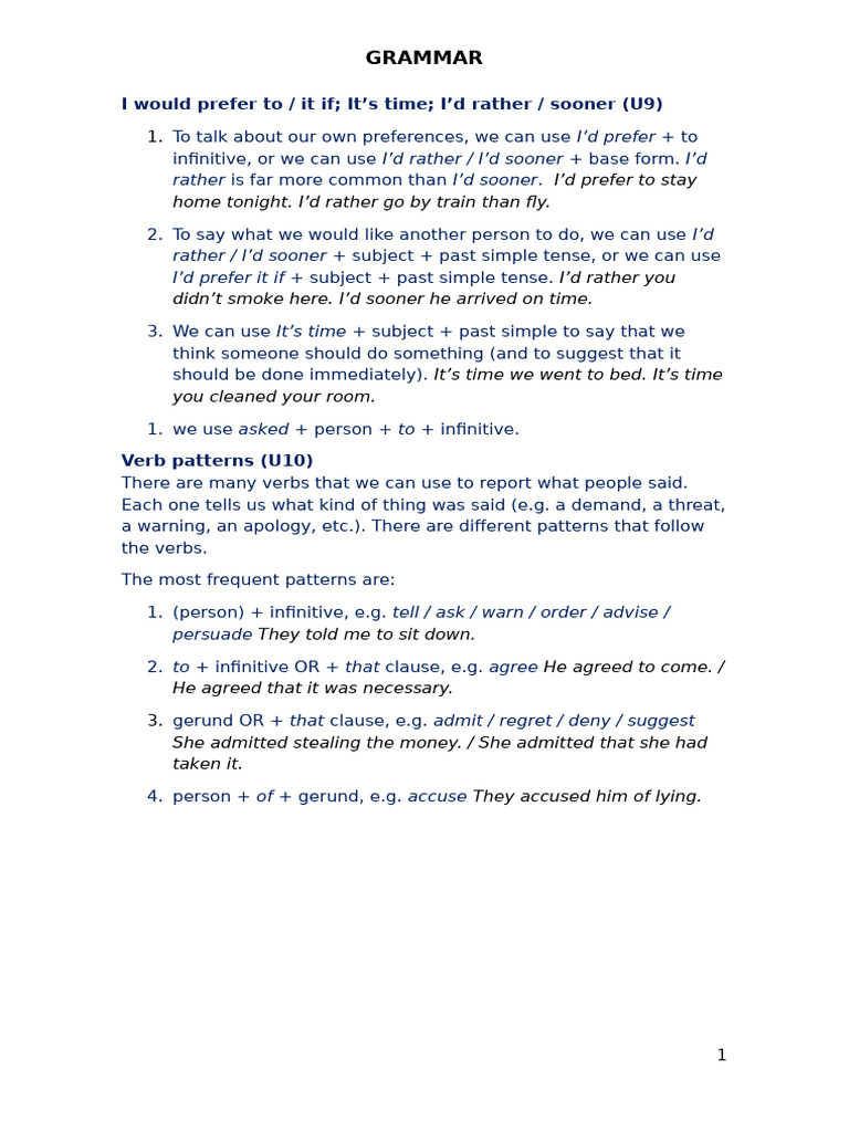 Grammar[1] | PDF