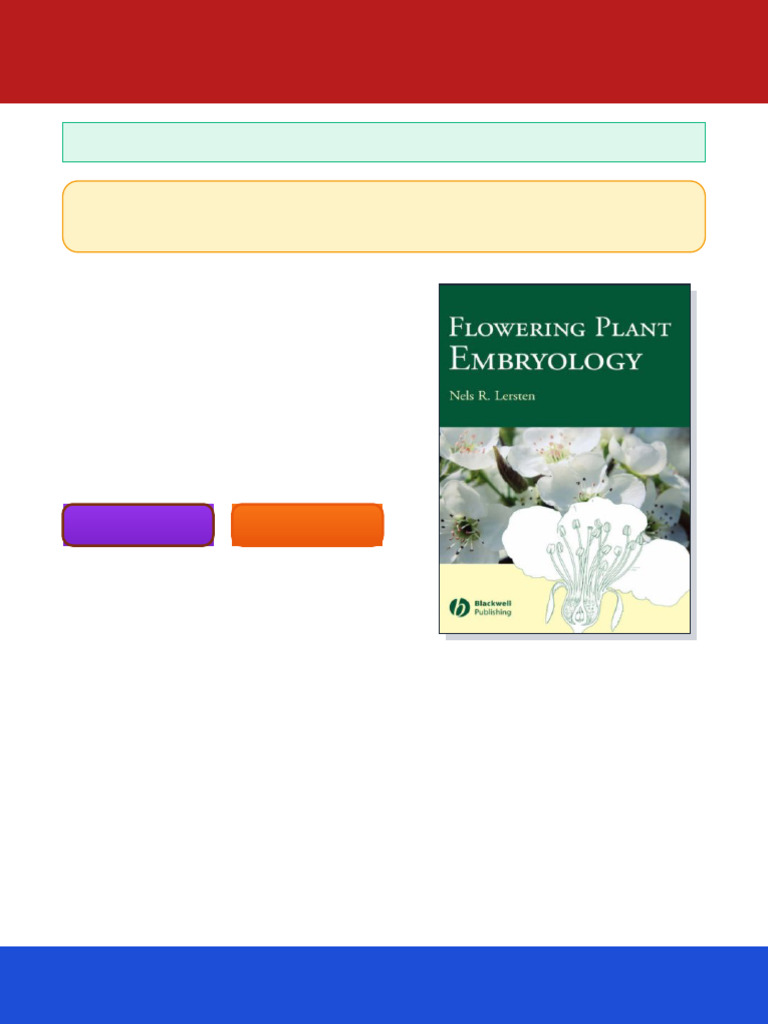 Flowering plant embryology with emphasis on economic species 1st ed ...