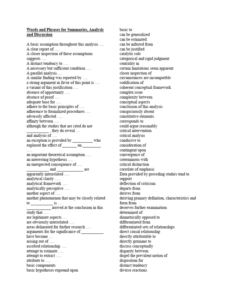 Transitions and Turn of Phrase (AP) | PDF | Methodology | Hypothesis