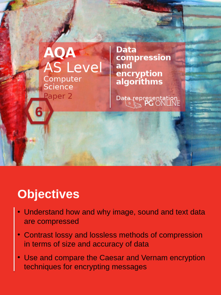 Data Representation Topic 6 Compression and Encryption | PDF | Data Compression | Encryption