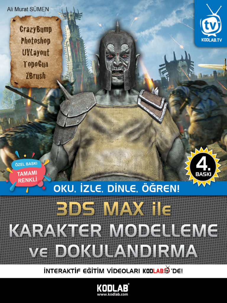 3d Studio Max i̇le Karakter Modeleme Ve Dokulandirma 2017 Ali̇ Murat | PDF