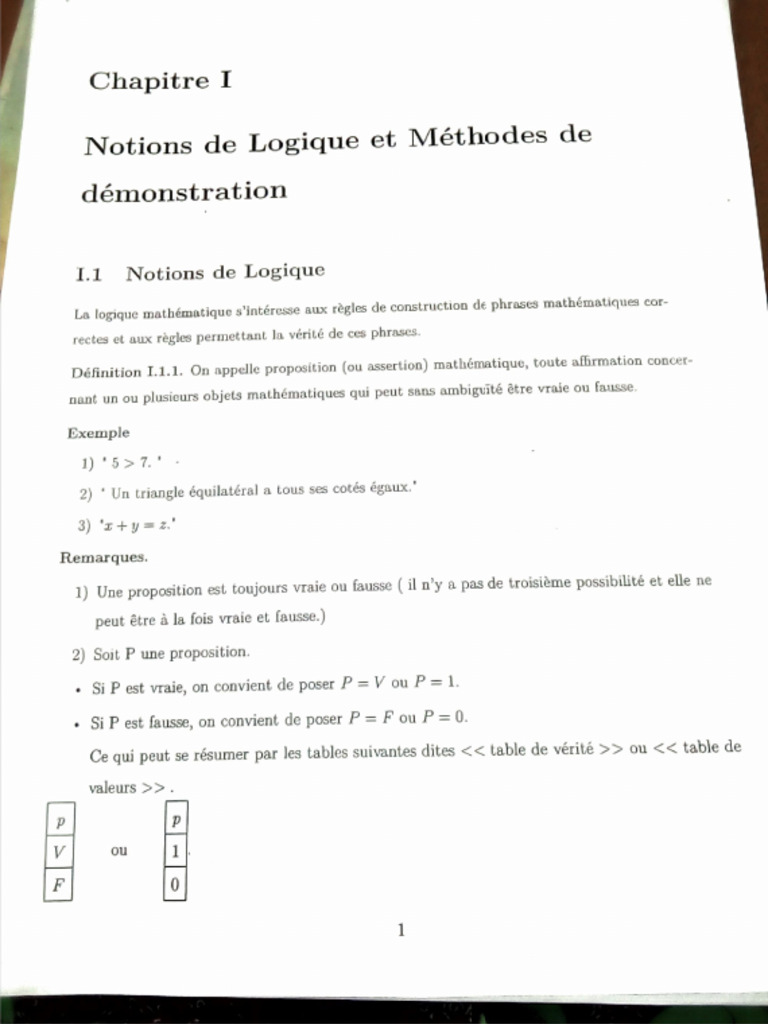 Cours de Maths s1 | PDF