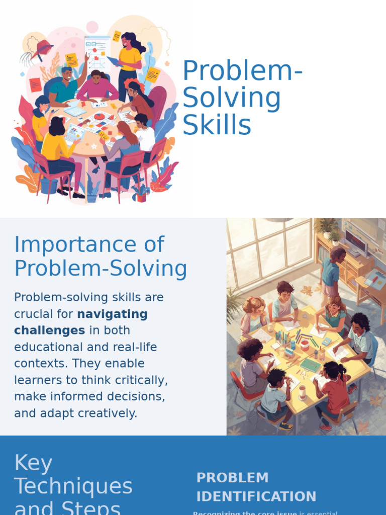 Presentation Problem Solving Skills Pdf Brainstorming Creativity