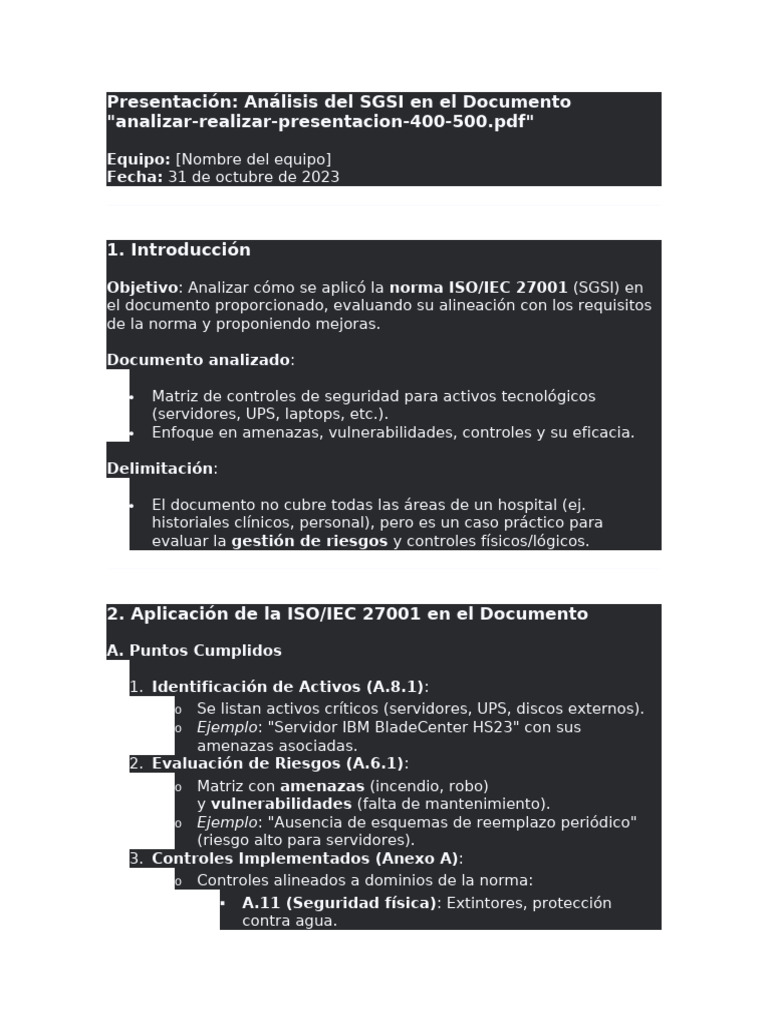 Presentación Detallada | PDF | Software | Informática