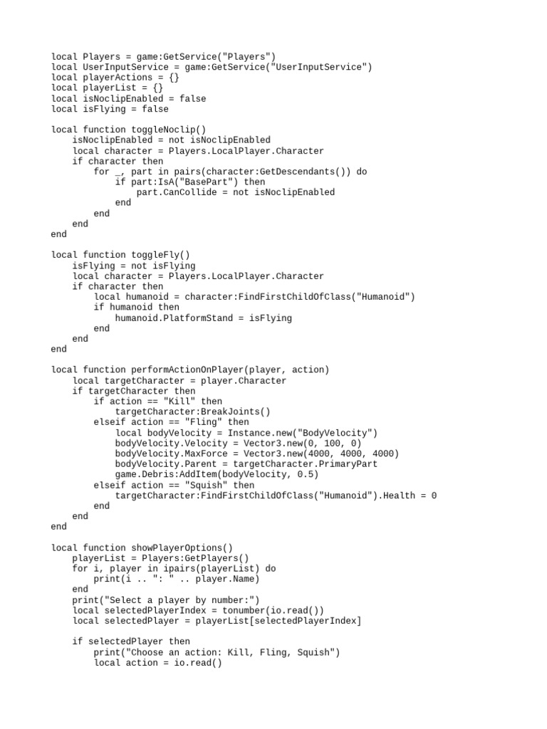 Dex Explorer - Lua | PDF