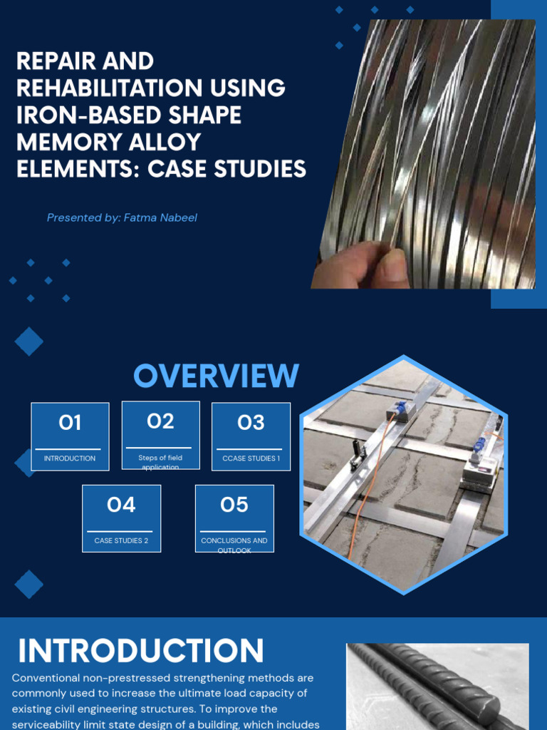 Iron-Based Shape Memory Alloys in Repair | PDF | Shape Memory Alloy ...